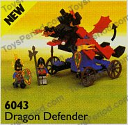 LEGO 6043 Dragon Defender Instructions and Parts List