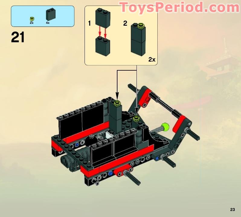LEGO 70504 Garmatron Instructions and Parts List