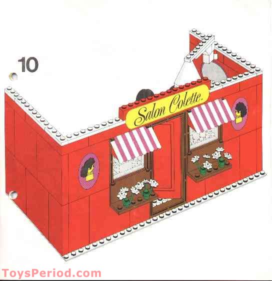 LEGO 230-1 Hairdressing Salon Instructions and Parts List