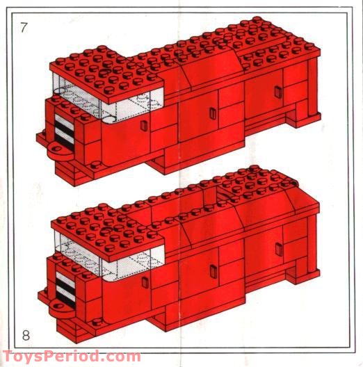 LEGO 336 Fire Engine Instructions and Parts List