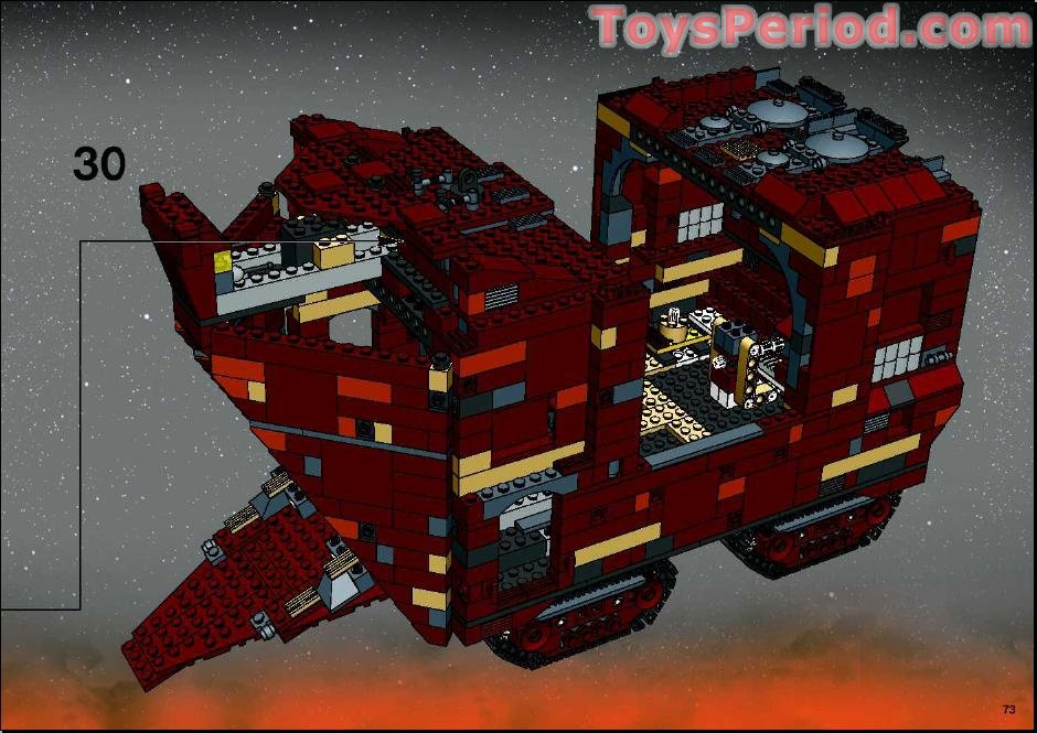 LEGO 10144 Sandcrawler Instructions and Parts List