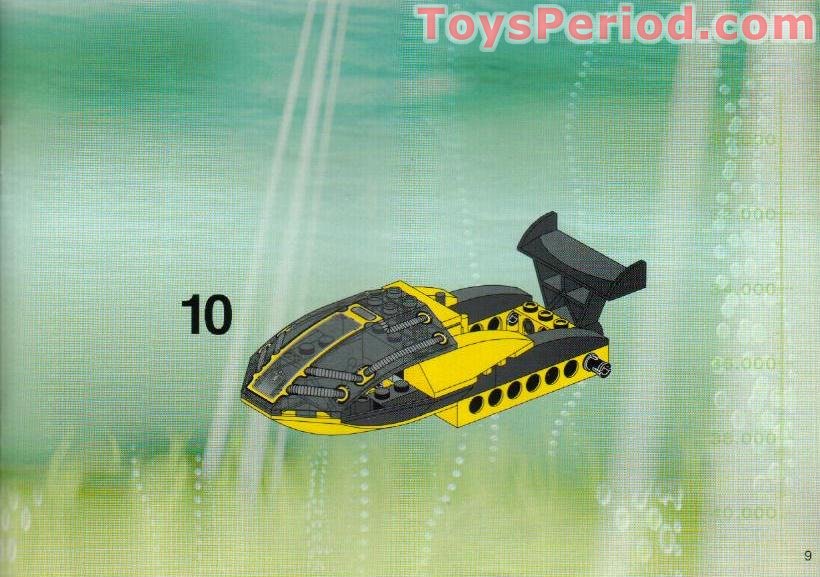 LEGO 4792 Alpha Team Navigator and Rov Instructions and Parts List