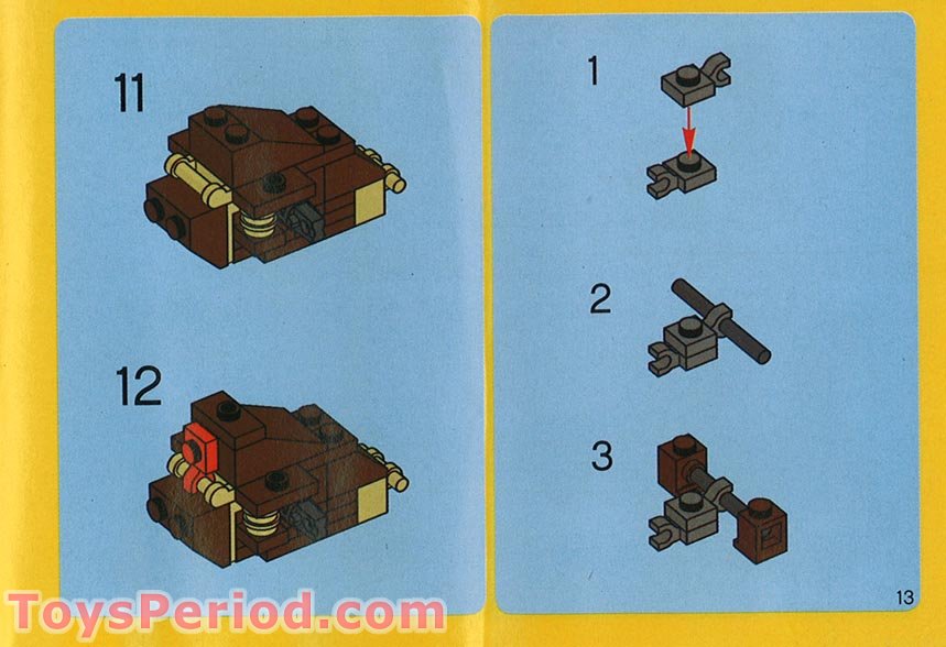 LEGO 4916 Mini Animals Instructions and Parts List
