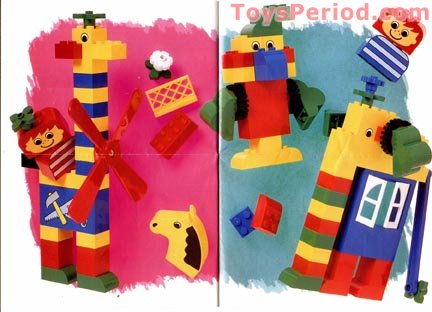 LEGO 4145 Freestyle Playcase, 4 Plus Instructions and Parts List