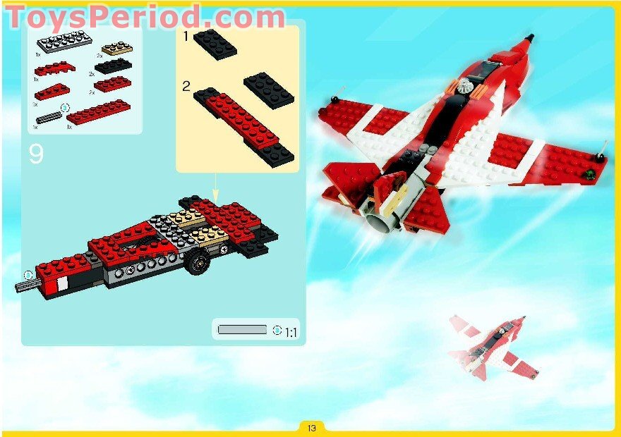 LEGO 4403 Air Blazers Instructions and Parts List