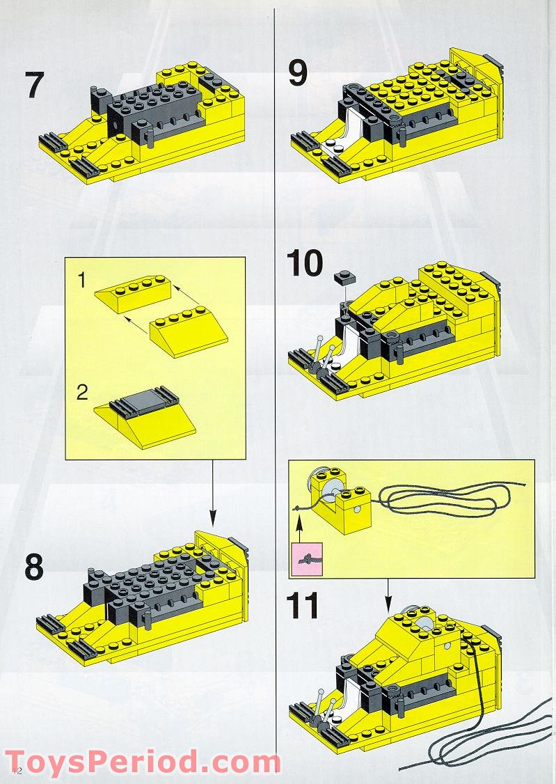 LEGO 4552 Cargo Crane Instructions and Parts List