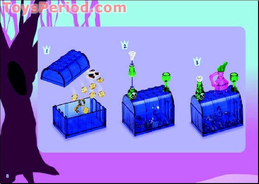 LEGO 5962 The Tinderbox Instructions and Parts List