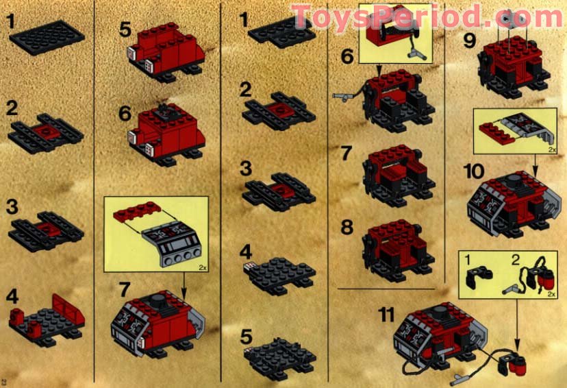LEGO 6989 Mega Core Magnetizer Instructions and Parts List