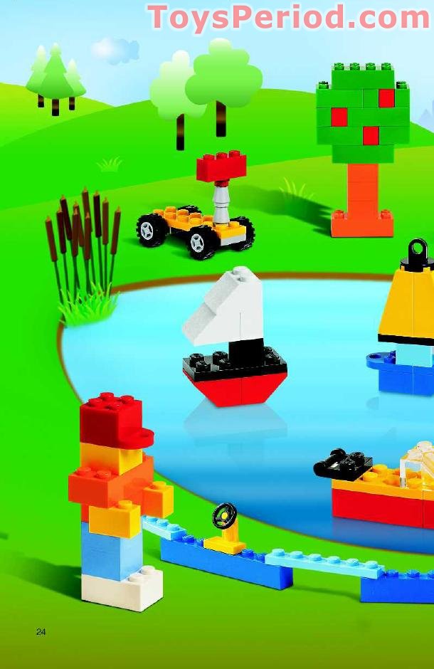 LEGO 6186 Build Your Own LEGO Harbor Instructions and Parts List