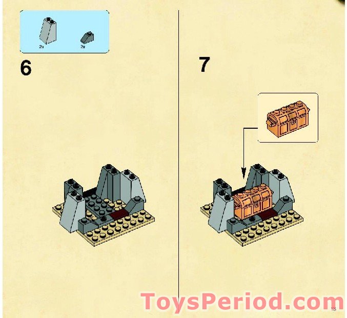 LEGO 6241 Loot Island Instructions and Parts List