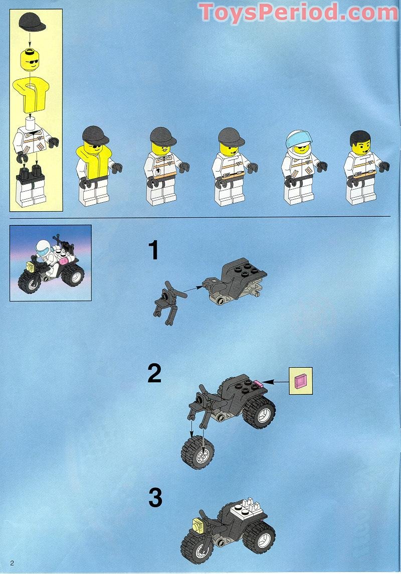 LEGO 6479 Emergency Response Center Instructions and Parts List