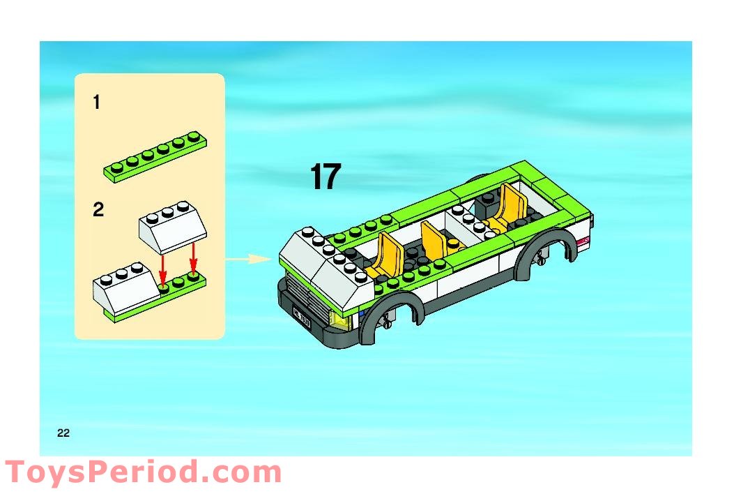 LEGO 7639 Camper Instructions and Parts List