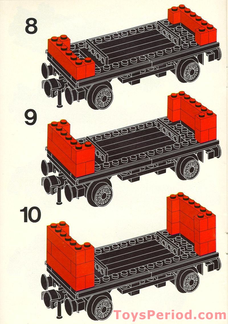 LEGO 7727 Electric Steam Train Set Parts Inventory and Instructions ...