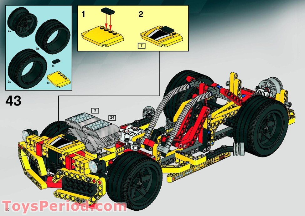 LEGO 8146 Nitro Muscle Instructions and Parts List