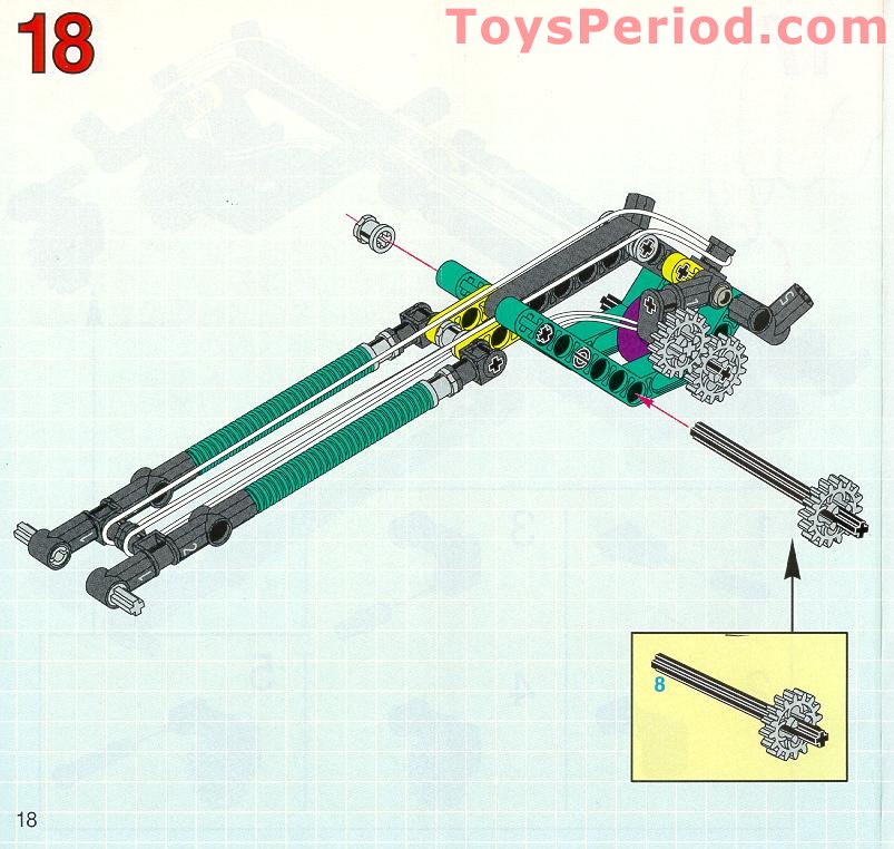 LEGO 8202 Bungee Chopper Instructions and Parts List