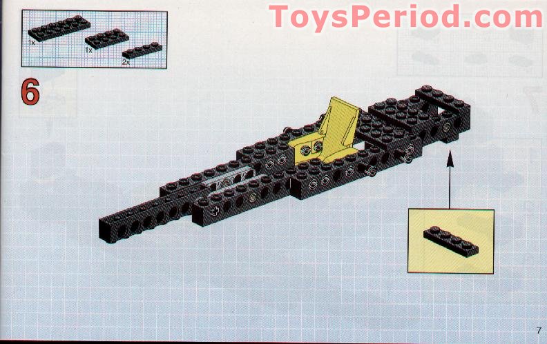 LEGO 8222 V-Tol Instructions and Parts List
