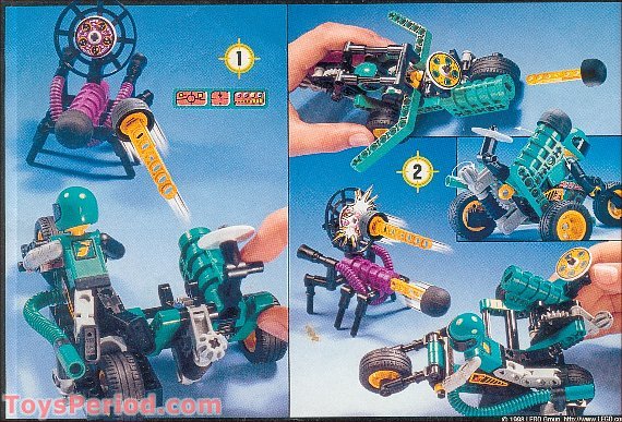 LEGO 8239 Cyber Challenge Instructions and Parts List