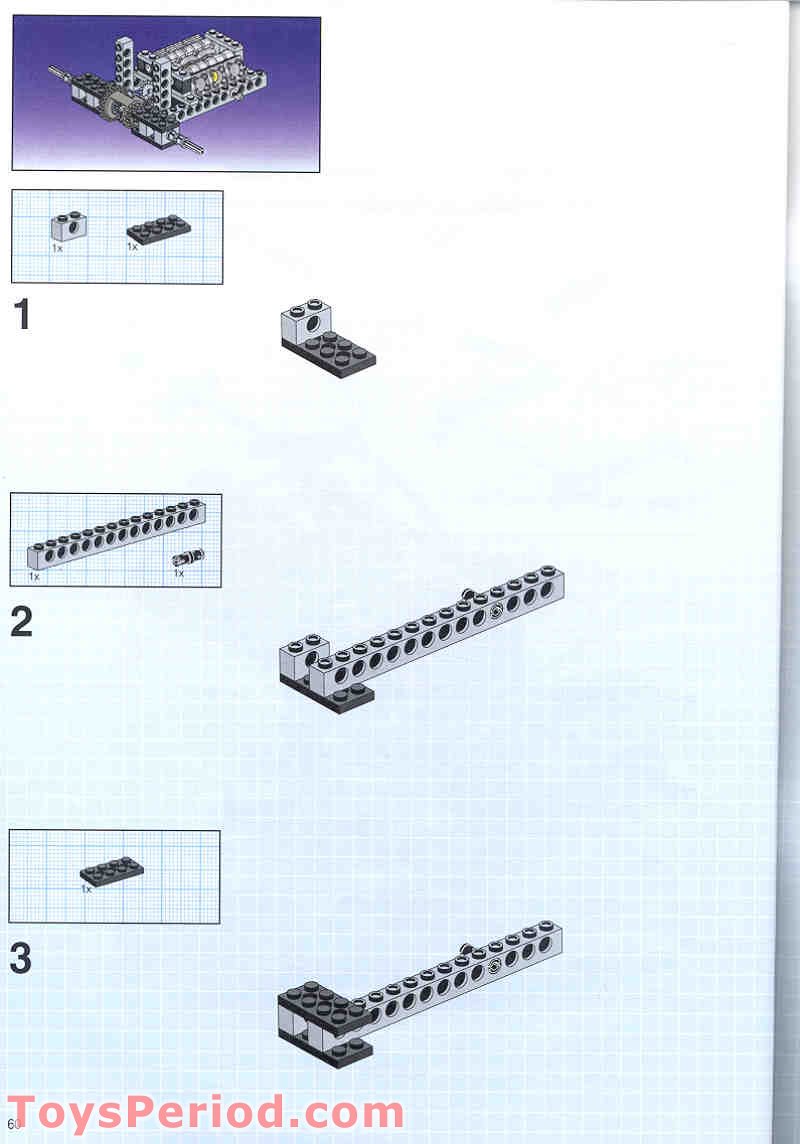 LEGO 8428 Turbo Command Instructions and Parts List