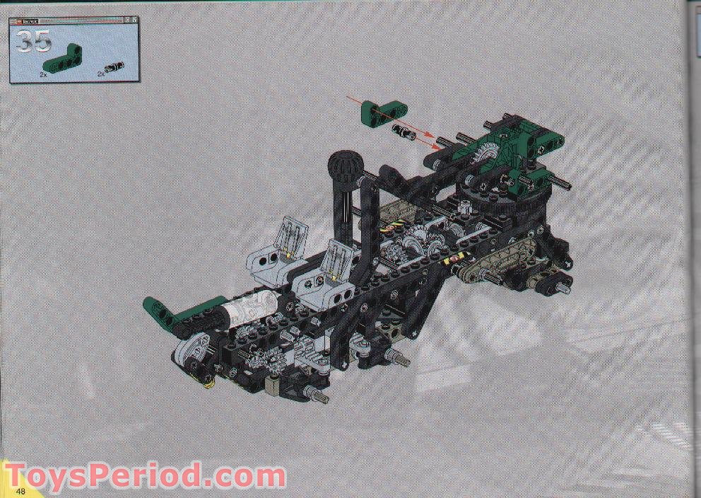 LEGO 8446 Monster Crane Truck Instructions and Parts List