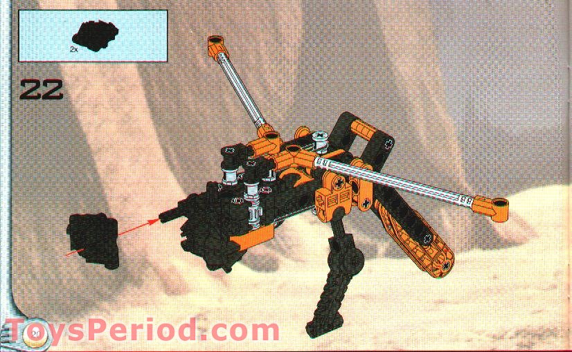 LEGO 8537 Nui-Rama Instructions and Parts List