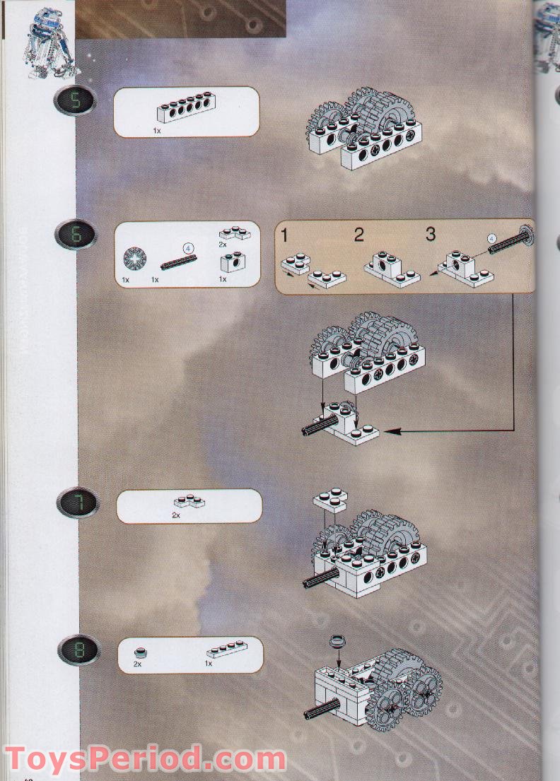 LEGO 9748 Droid Developer Kit Instructions and Parts List