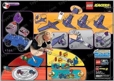 LEGO 4566 Gear Instructions and Parts List