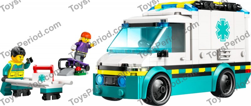 LEGO 60451 Emergency Ambulance Set from 2025 | LEGO Reference