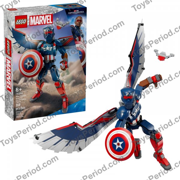 LEGO 76296 New Captain America Construction Figure Set Parts List