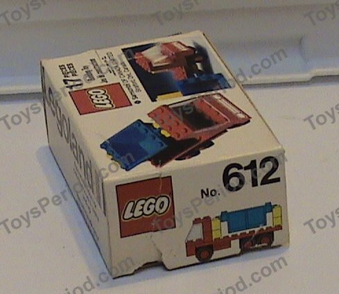 LEGO 612 Tipper Truck Instructions and Parts List