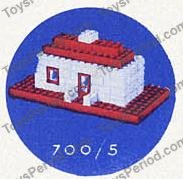 LEGO 700.5 Gift Package (LEGO Mursten) Set Parts List