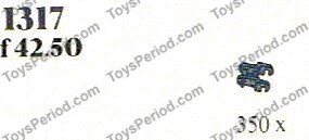 LEGO 1317 Small Technic Chain Links Set Parts Inventory and ...