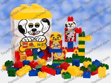 LEGO 2265 Large Puppy Clearpack Set Parts List