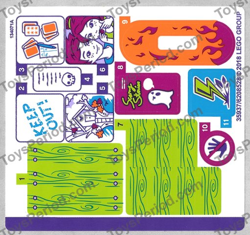 LEGO Sets with Part 41335stk01 Sticker Sheet for Set 41335 - (35937/ ...