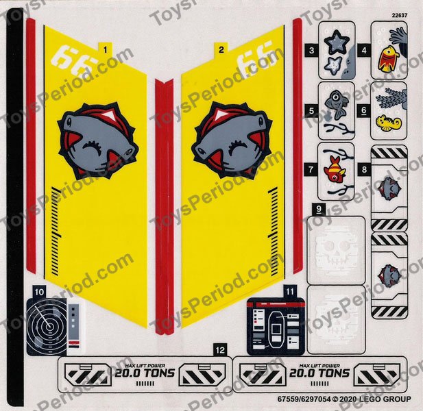 LEGO Sets with Part 60266stk01 Sticker Sheet for Set 60266 - (67559/ ...