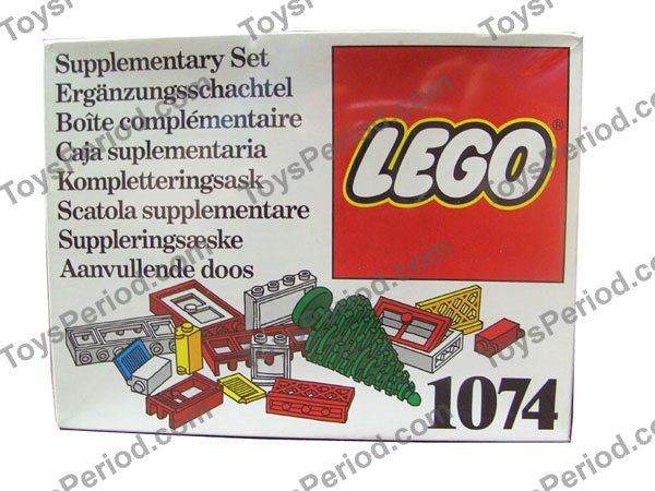 LEGO 1074 House Accessories Supplementary Set Parts List