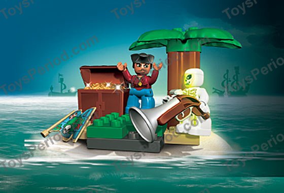 LEGO 7883 Treasure Hunt Set Parts List