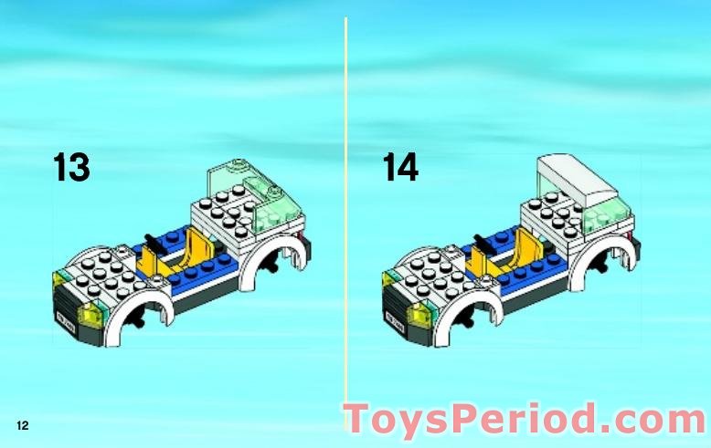 LEGO 7498 Police Station Instructions and Parts List