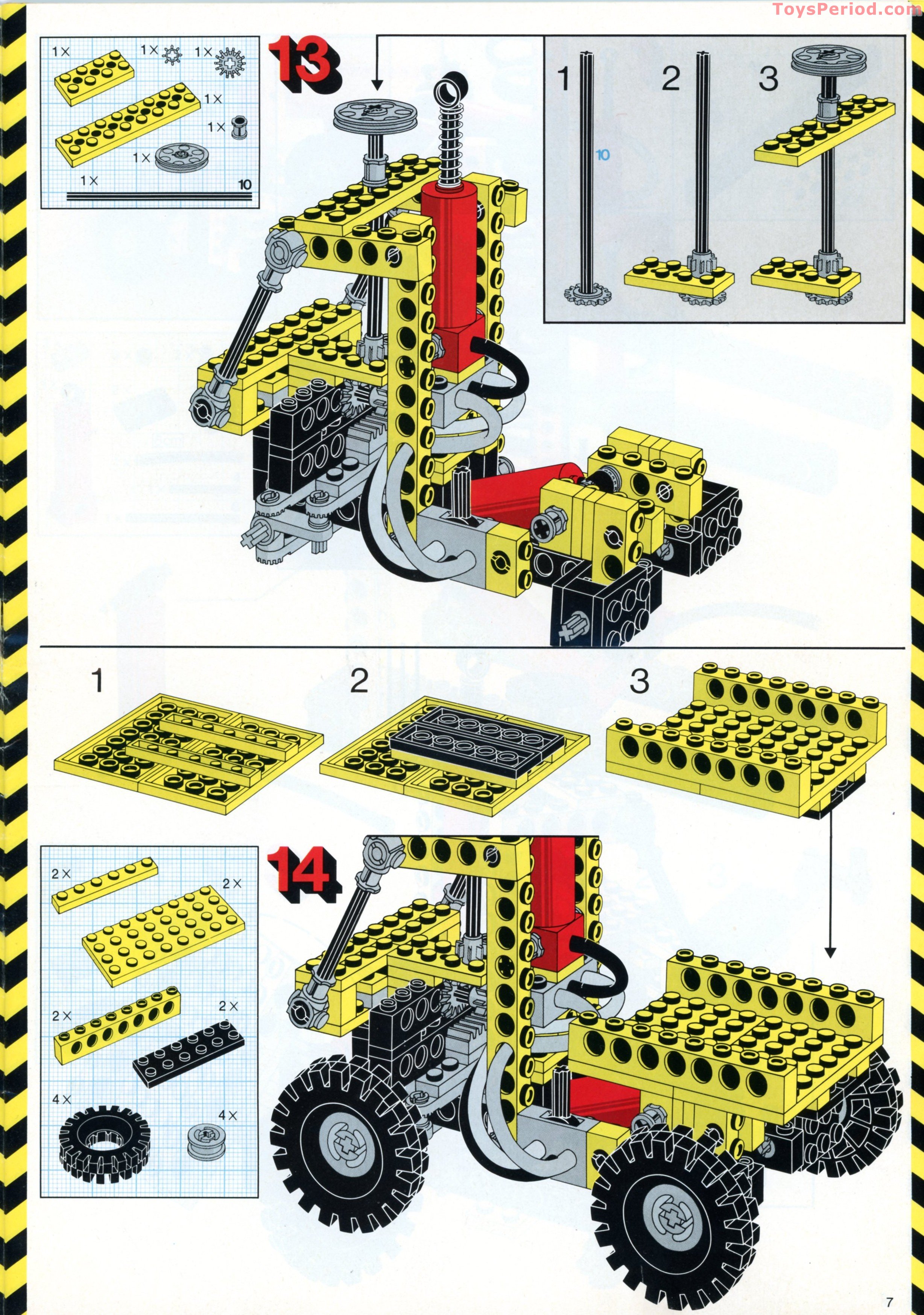 LEGO 8040 Universal Building Set Instructions and Parts List
