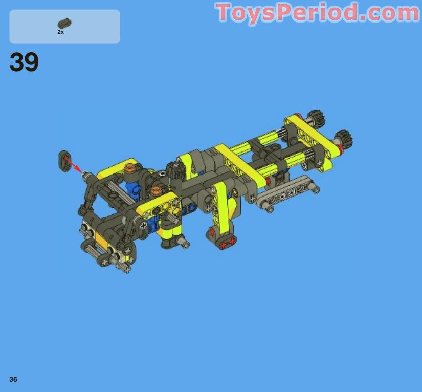 LEGO 8067 Mini Mobile Crane Instructions and Parts List