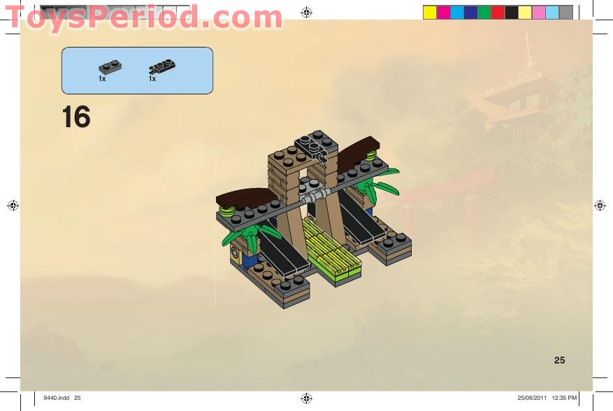 LEGO 9440 Venomari Shrine Instructions and Parts List