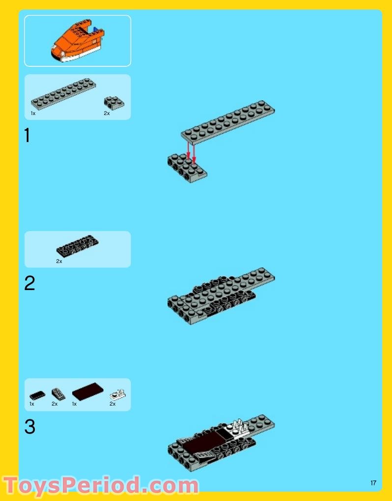 LEGO 10233 Horizon Express Instructions and Parts List