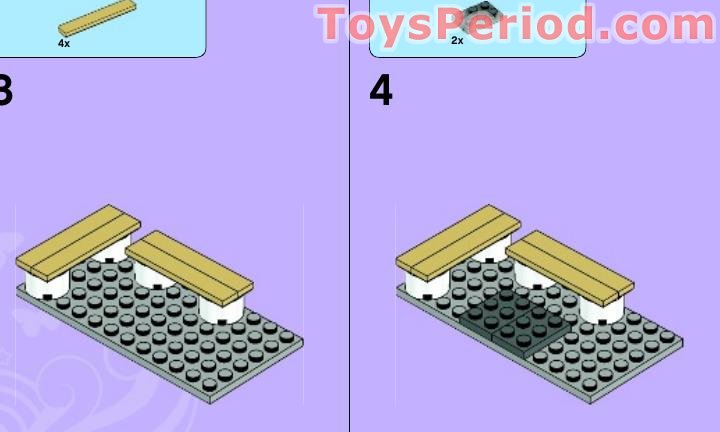 LEGO 3185 Summer Riding Camp Instructions and Parts List