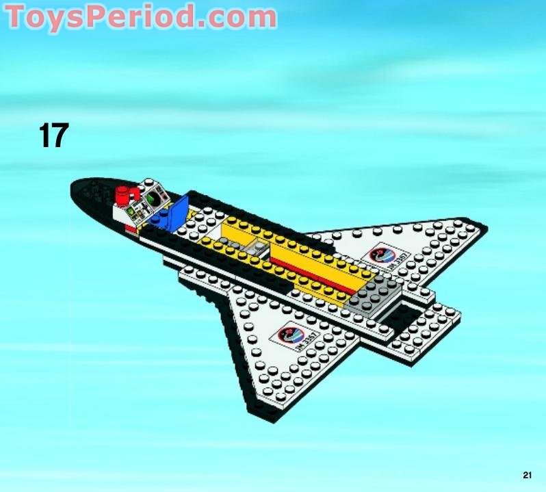 LEGO 3367 Space Shuttle Instructions and Parts List