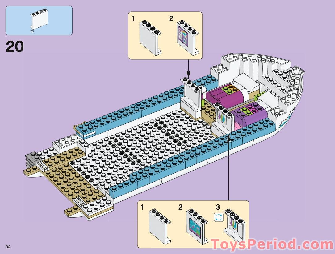 LEGO 41015 Dolphin Cruiser Instructions and Parts List