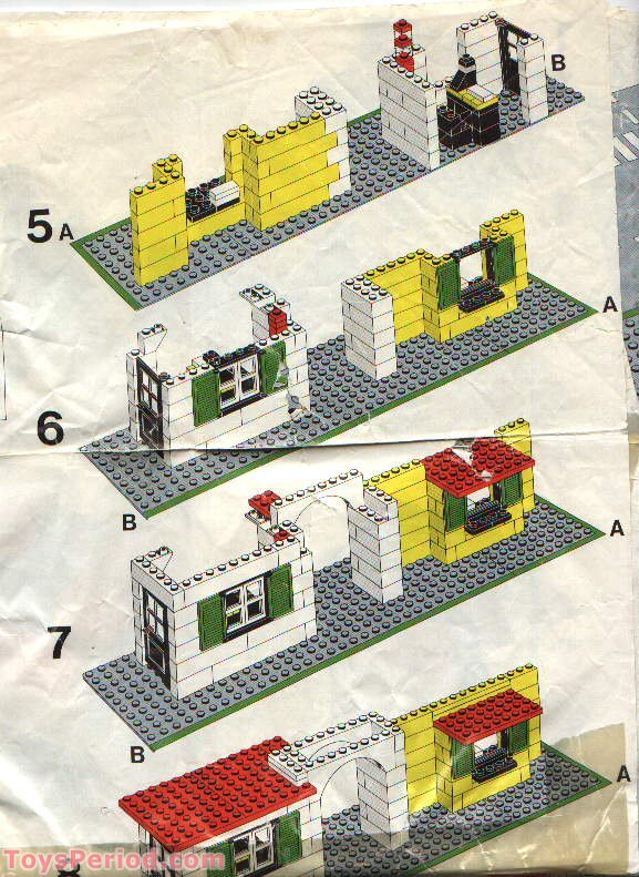 LEGO 1589-1 Town Square Instructions and Parts List