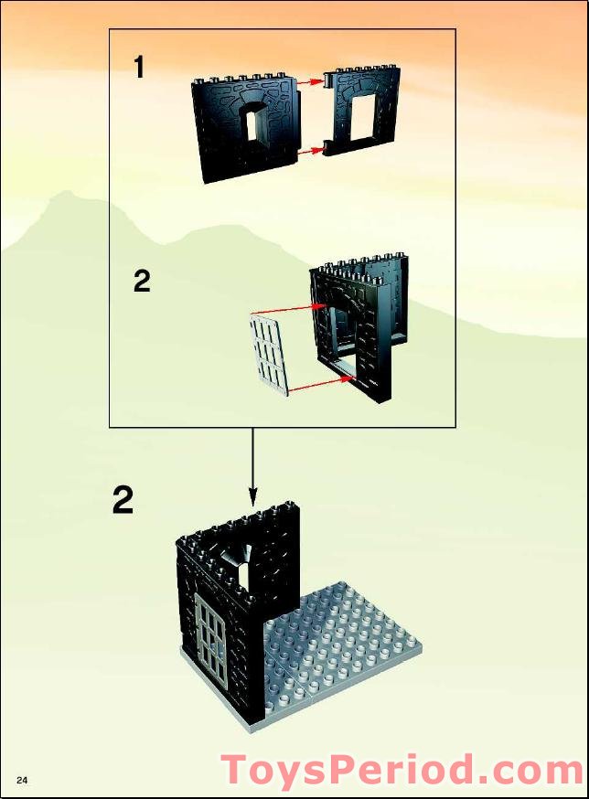 LEGO 4785 Black Castle Instructions and Parts List