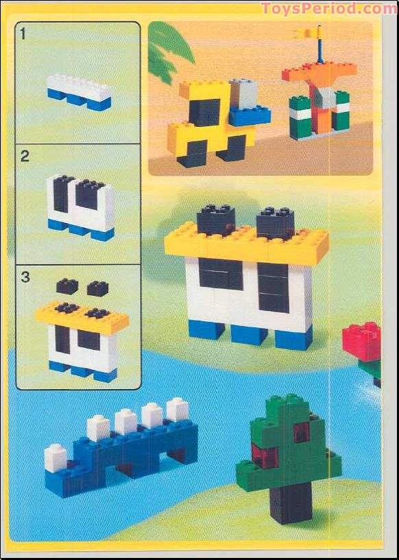 LEGO 4278 Blue Tub Instructions and Parts List