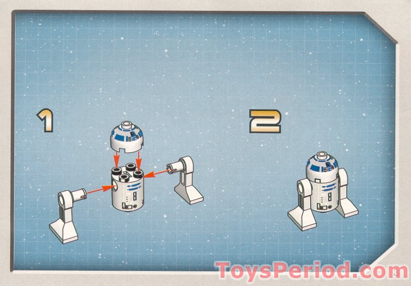 LEGO 4475 Jabba's Message Instructions and Parts List