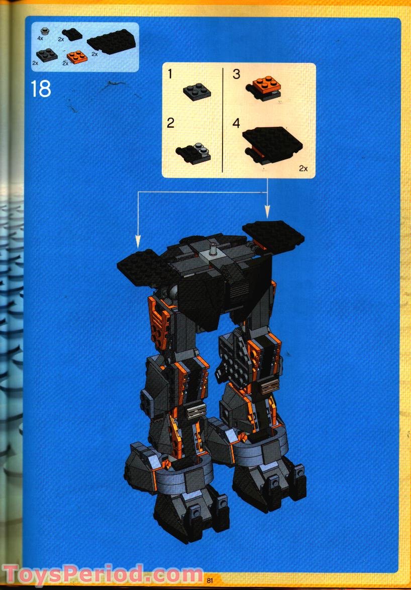 LEGO 4508 Titan Xp Instructions and Parts List