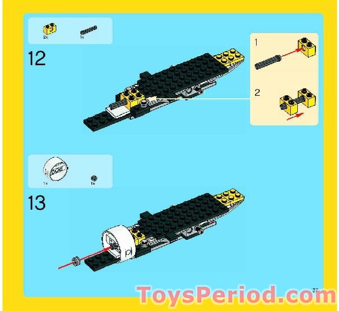 LEGO 6745 Propeller Power Instructions and Parts List